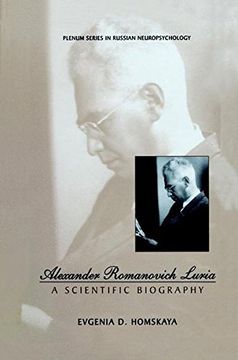 Libro alexander romanovich luria: a scientific biography (en Inglés) De ...