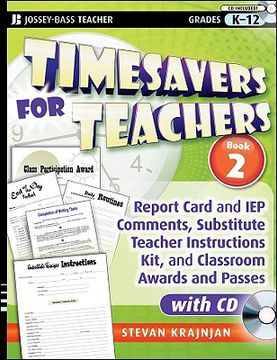 Libro timesavers for teachers, book 2,report card and iep comments ...