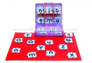 Libro Imprenta Script Mayuscula - Minuscula (pvc) (60 fichas encajables ...