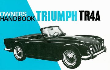 Libro triumph tr4a owners handbook De brooklands books - Buscalibre