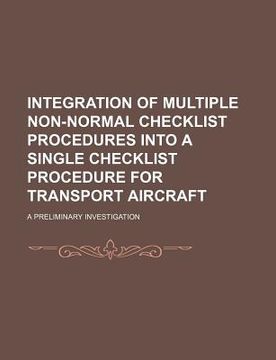 Libro integration of multiple non-normal checklist procedures into a ...