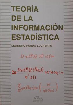 Libro teoria de la informacion estadistica De leandro pardo llorente ...