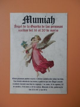 Libro Postal Mumiah. Ángel De La Guarda De Las Personas Nacidas Del 16 ...