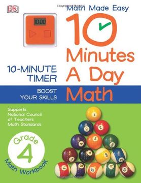 Libro 10 Minutes a Day: Math Grade 4 De Dk - Buscalibre