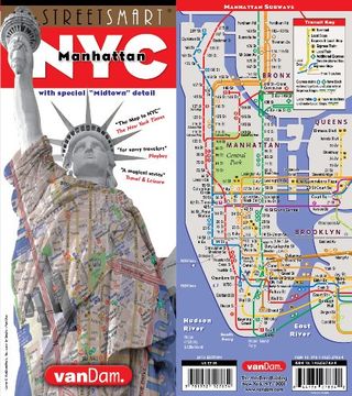 Libro Streetsmart® nyc map Midtown Edition by Vandam-Laminated Pocket ...