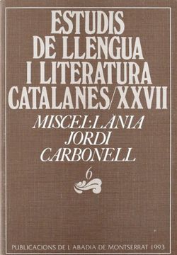 Libro Miscel·Lània Jordi Carbonell, 6 De Diversos Autors - Buscalibre