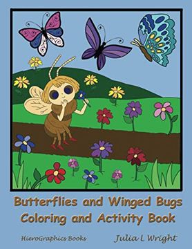 Libro Butterflies and Winged Bugs Coloring and Activity Book: Coloring ...