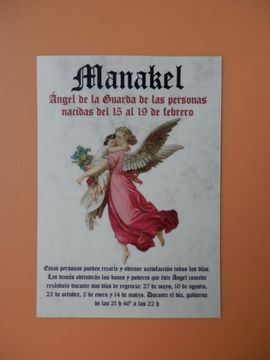 Libro Postal Manakel. Ángel De La Guarda De Las Personas Nacidas Del 15 ...