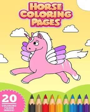 Libro Horses and Unicorns Coloring Book: Cute Unicorns and Horses for ...