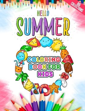 Libro Hello Summer Coloring Book For Kids: Summer Vacation Coloring ...