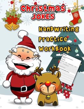 Libro Christmas Jokes Handwriting Practice Workbook: A Humorous Word ...