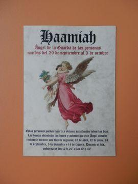 Comprar Postal Haamiah. Ángel De La Guarda De Las Personas Nacidas Del ...