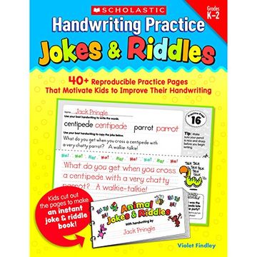 Libro handwriting practice: jokes & riddles,40+ reproducible practice ...