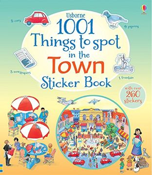 Libro 1001 Things to Spot in the Town Sticker Book (1001 Things to Spot ...