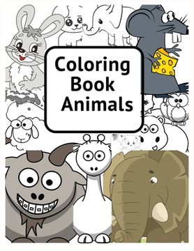 Libro Coloring Book Animals: for kids aged 2-8 awesome cartoon coloring ...