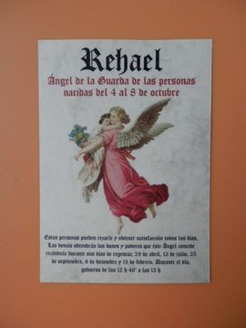 Libro Postal Rehael. Ángel De La Guarda De Las Personas Nacidas Del 4 ...