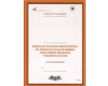 Libro Modelo de Evolución Morfotectónica del Sistema de Fallas de ...