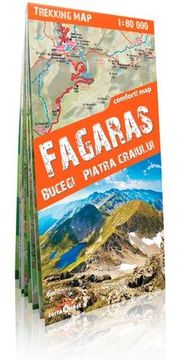 Libro Fagaras, Bucegi, Piatra Craiului, Mapa Excursionista Plastificado ...