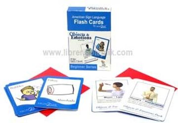 Libro Objetos & Emociones. Flash Cards. American Sign Language 28 Signs ...