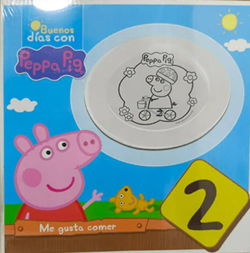 Libro Me Gusta Comer. Libro + Plato Peppa De Peppa Pig - Buscalibre