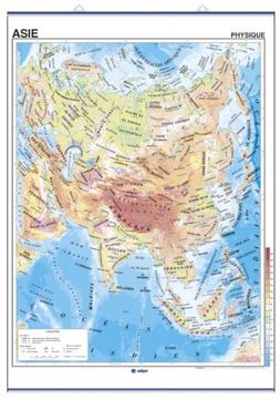 Libro Asie, physique / politique: Mapas Murales (Cartografía) De Edigol ...