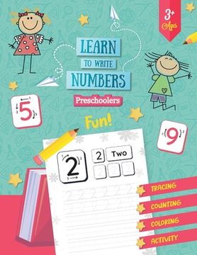 Libro Learn To Write Numbers Preschoolers: Number Tracing Workbook - 8 ...