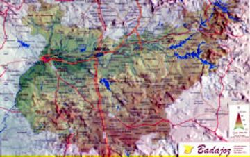 Libro Mapa Relieve Provincia De Badajoz, Varios Autores, ISBN 27100605 ...