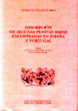 Libro Descripción De Algunas Plantas Raras Encontradas En España Y ...