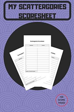 Libro My Scattergories Scoresheet: My Scattergories Score Sheet Keeper ...