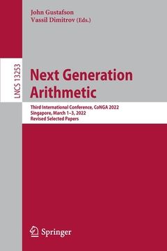 Libro Next Generation Arithmetic: Third International Conference, Conga ...