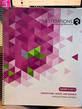 Libro Investigations 3 in Numbers, Data and Space Grade 5 Unit 5 ...