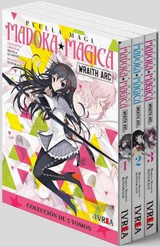 Libro Madoka Magica Wraith arc (Pack de 3 Tomos 1 De Hanokage Quartet ...