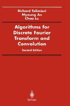 Libro algorithms for discrete fourier transform and convolution (en ...