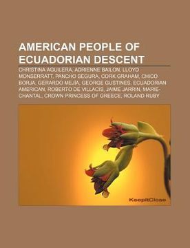 Libro american people of ecuadorian descent: christina aguilera ...