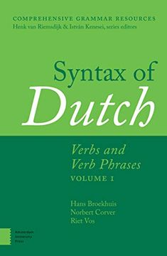 Libro Syntax of Dutch: Verbs and Verb Phrases. Volume 1 De Broekhuis, Hans ; Corver, Norbert ...