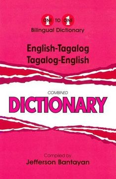 Libro English-Tagalog & Tagalog-English One-to-One Dictionary De J ...