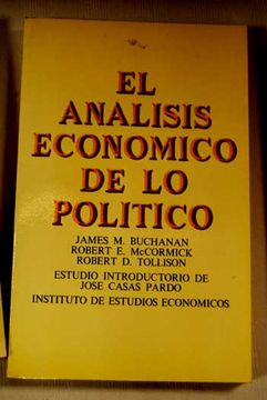 Libro El Análisis Económico De Lo Político: Lecturas Sobre La Teoría De ...