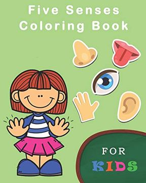 Libro Five Senses Coloring Books for Kids: Five Senses Activity ...