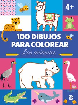 Libro 100 Dibujos Para Colorear-Los Animales De - Buscalibre