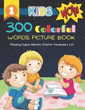 Libro 300 Colorful Words Picture Book - Reading English Marathi Starter ...