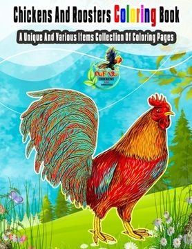 Libro Chickens And Roosters Coloring Book: A Unique And Various Items ...