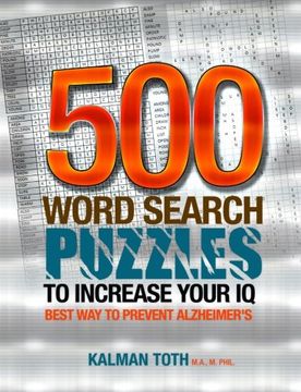 Libro 500 Word Search Puzzles to Increase Your IQ (IQ BOOST PUZZLES) De ...