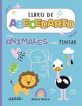 Libro Libro de Abecedario con Animales Para Pintar: Libro de ...