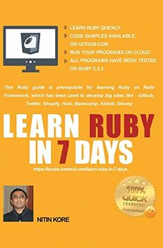 Libro LEARN RUBY IN 7 DAYS: Ruby tutorial for Guaranteed quick learning ...