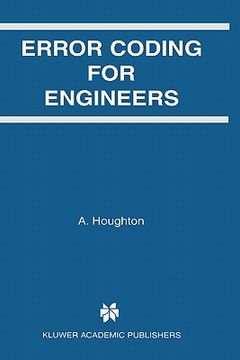 Libro error coding for engineers (en Inglés) De - Buscalibre Chile