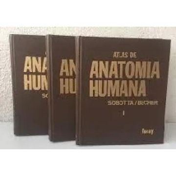 Libro Atlas de Anatomía Humana 3 Volúmenes De Sobotta, Johannes ...
