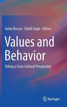 Libro Values and Behavior: Taking a Cross Cultural Perspective (en Inglés) De Roccas, Sonia ...