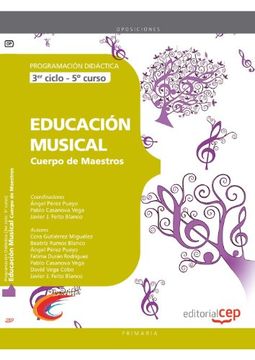 Libro Cuerpo de Maestros. Educación Musical (3er ciclo 5º curso ...