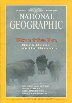 Libro NATIONAL GEOGRAPHIC VOL. 186, Nº 5.NOVEMBER 1994. BUFFALO. BACK ...