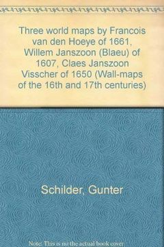 Libro Three World Maps by Francois van den Hoeye of 1661, Willem ...